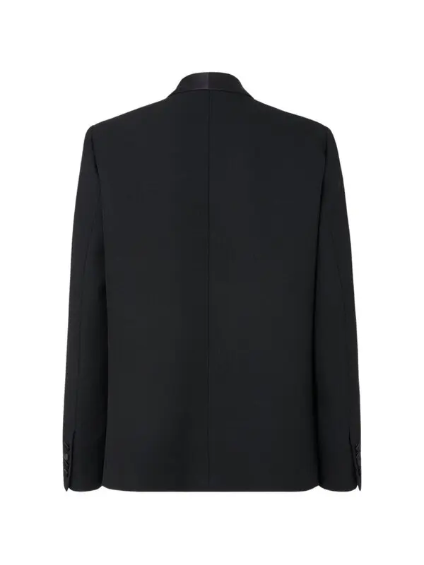 Fendi Wool Single-breasted Blazer Jacket
