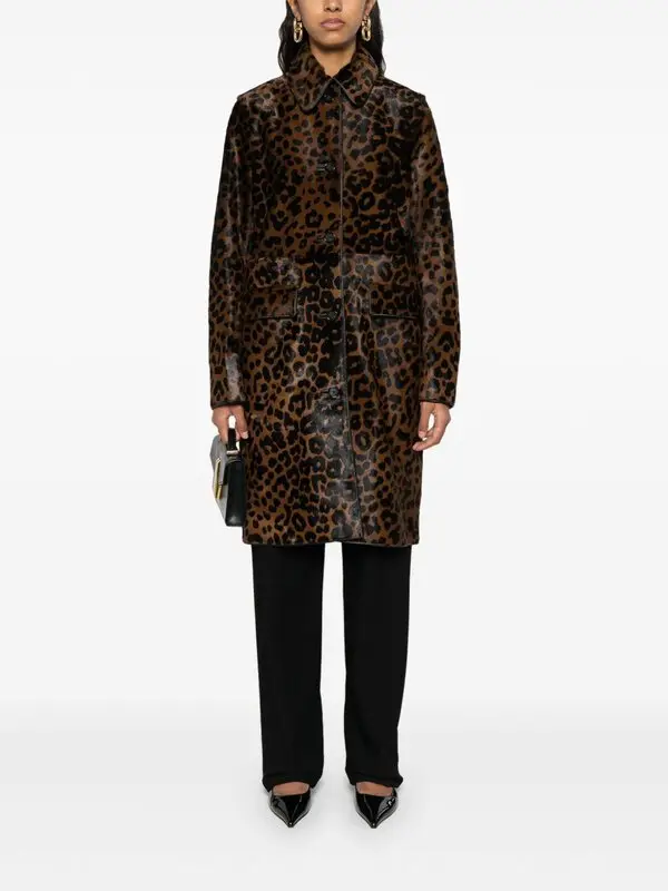 TOTEME Leather Coat