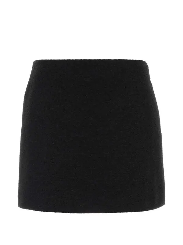 Fendi Bouclé Wool Mini Skirt