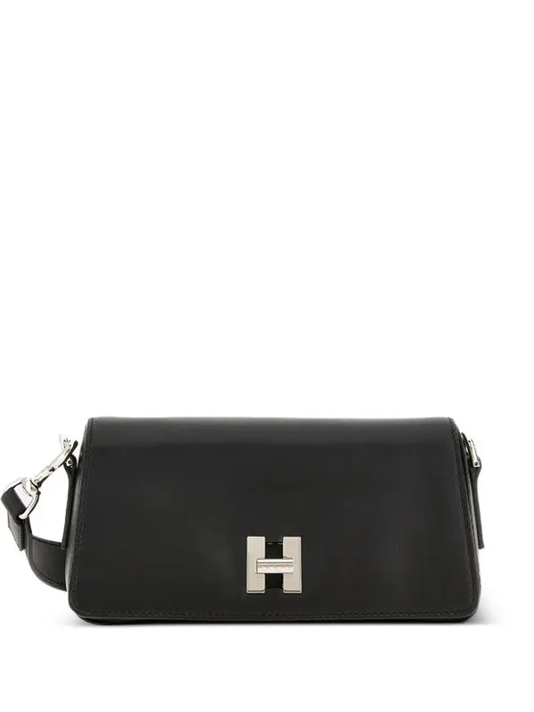 Hogan Leather Crossbody Bag - Black