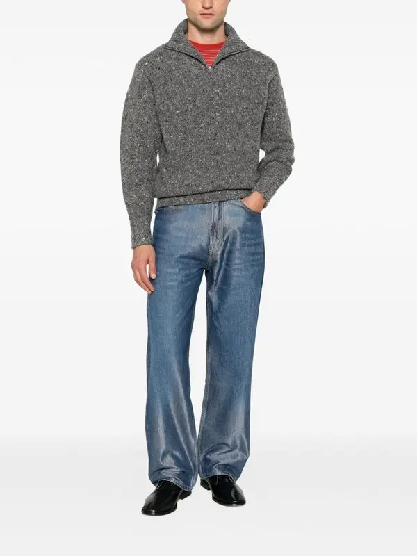 Auralee Wool Turtle-neck Jumper