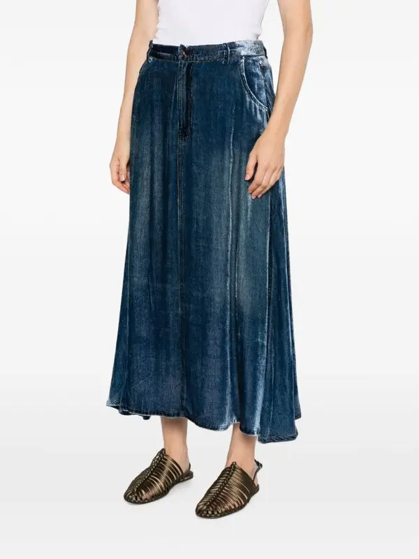 PIERRE-LOUIS MASCIA Printed Long Skirt By