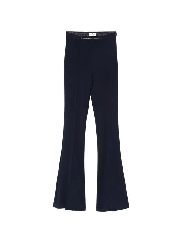 Elisabetta Franchi Flared Trousers - Blue