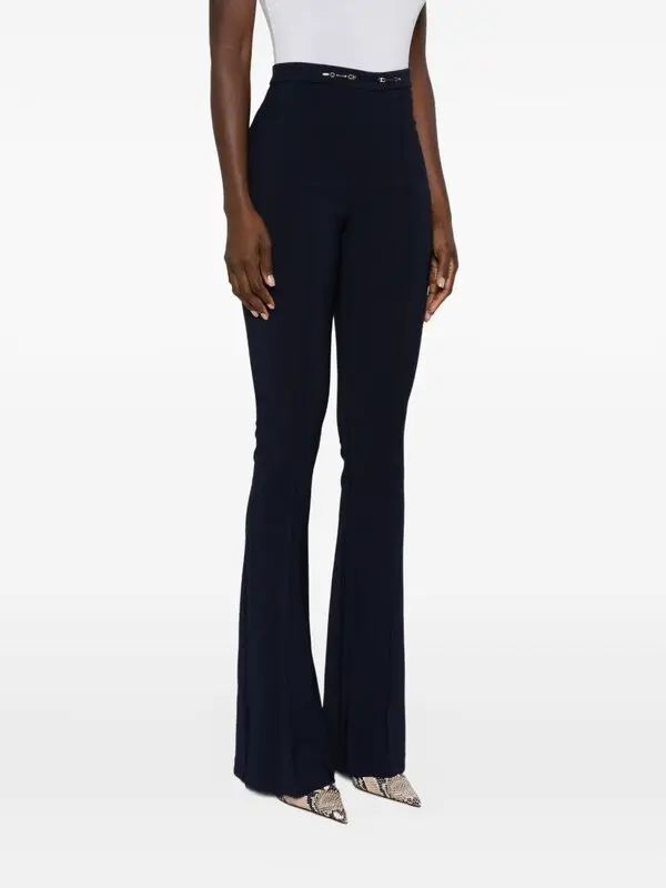 Elisabetta Franchi Flared Trousers - Blue