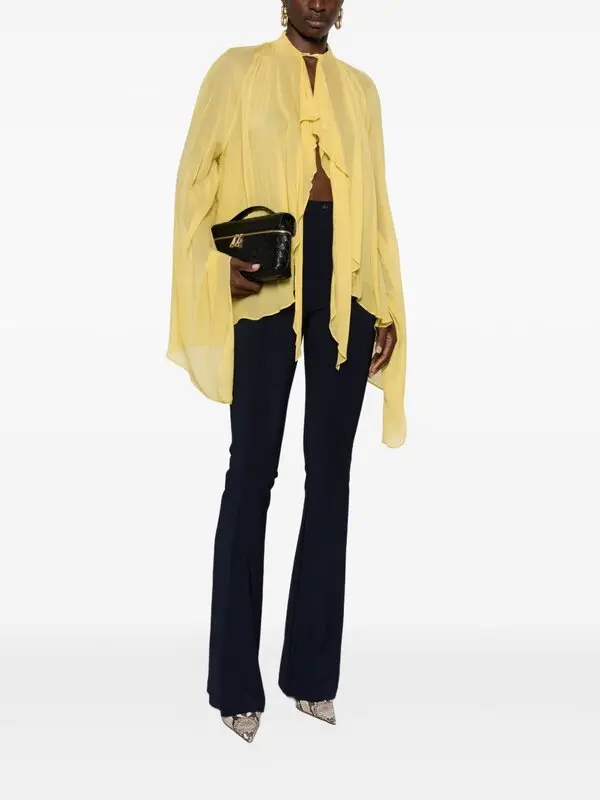 Elisabetta Franchi Flared Trousers - Blue