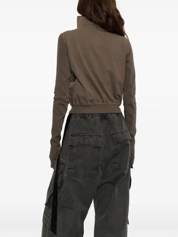 Rick Owens Cotton High-neck Sweatshirt