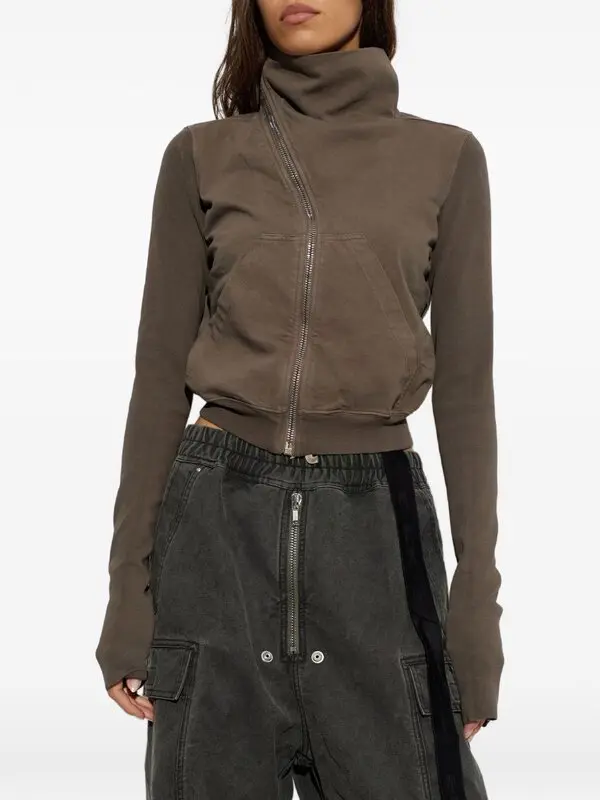 Rick Owens Cotton High-neck Sweatshirt