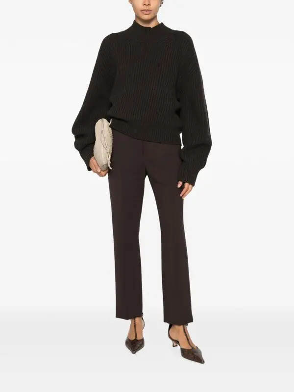 Max Mara Wool Trousers - Brown