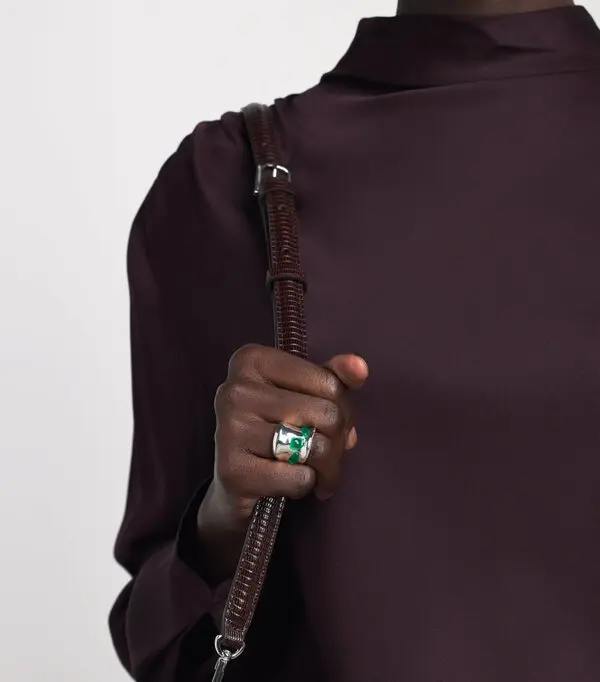 Completedworks Plated Cobblestones Cocktail Ring