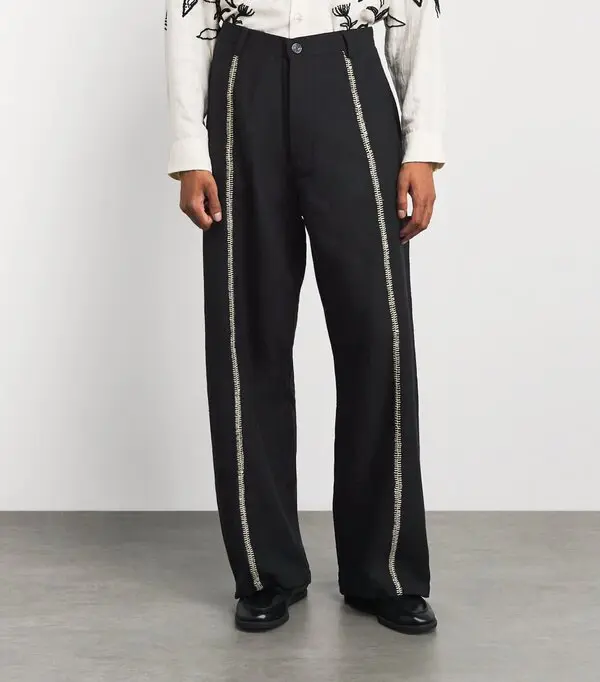 KARTIK RESEARCH Wool Rabari Sultan Trousers