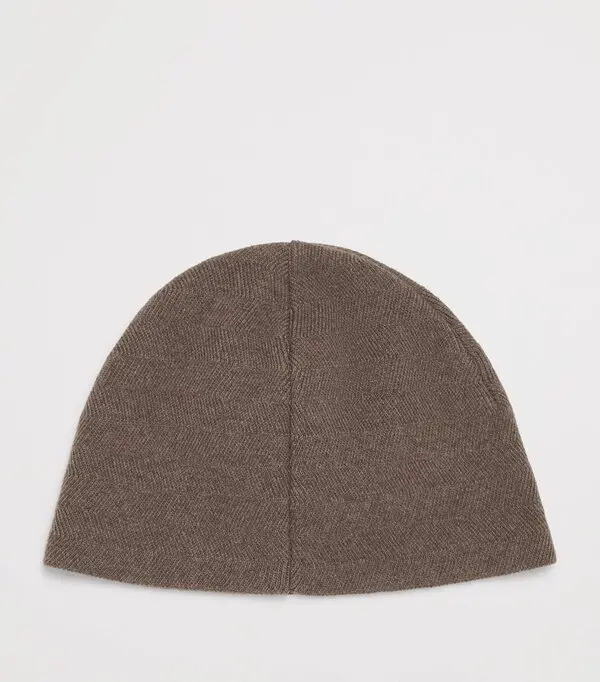 Jacquemus Merino Wool-cashmere Chevron Beanie