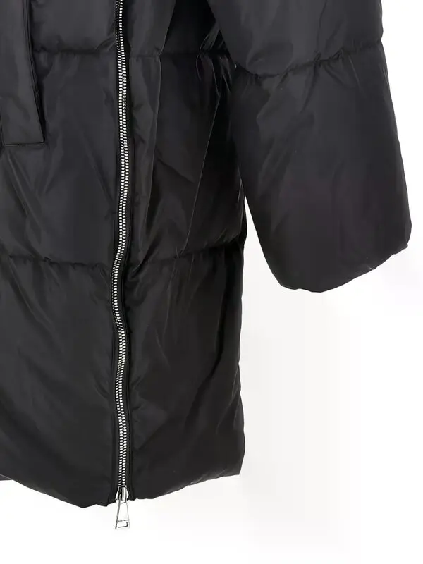 Max Mara Quilted Hooded Single-breasted Coat
