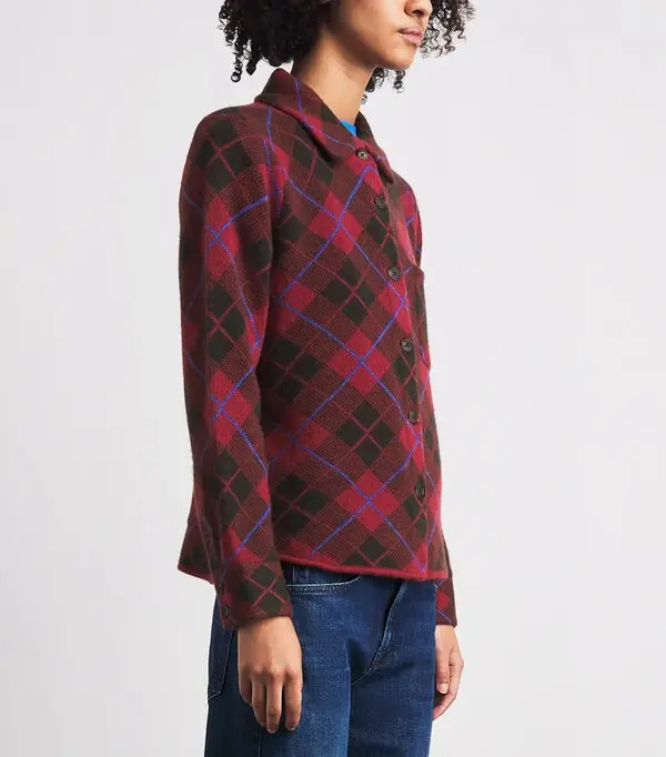 Guest In Residence Cashmere Plaid Dylan Shirt