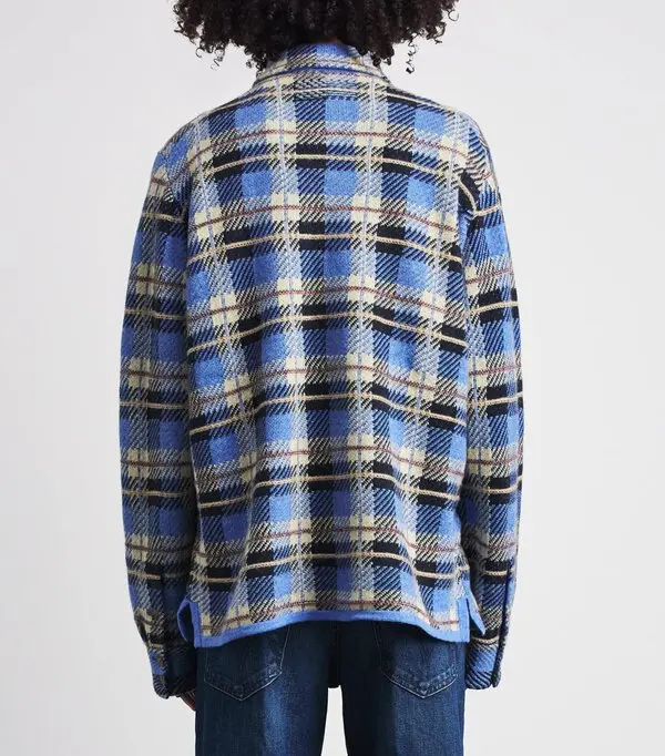 Guest In Residence Cashmere Plaid Work Shirt