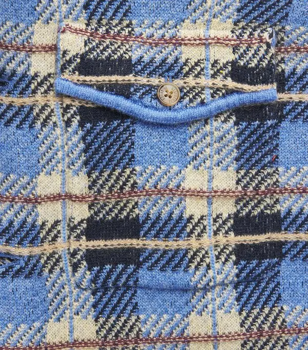 Guest In Residence Cashmere Plaid Work Shirt