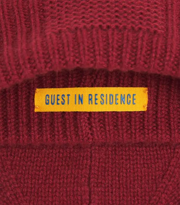 Guest In Residence Cashmere Ribbed Beanie