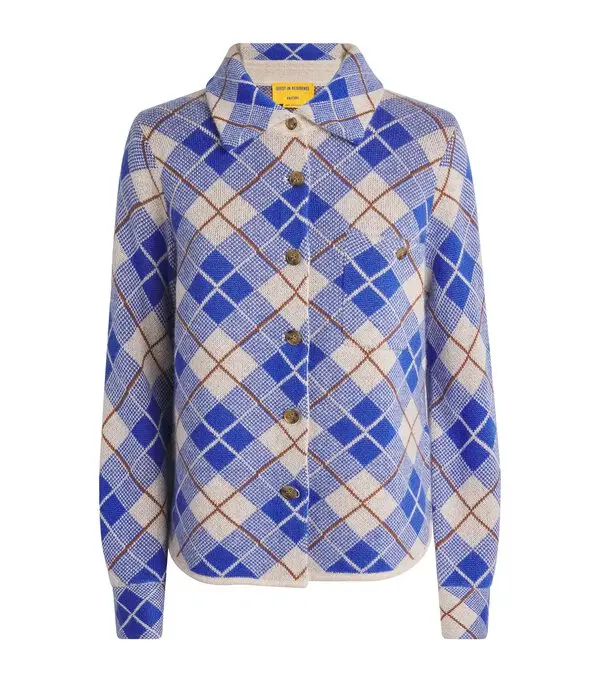 Guest In Residence Cashmere Plaid Dylan Shirt