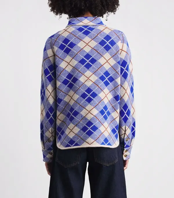 Guest In Residence Cashmere Plaid Dylan Shirt