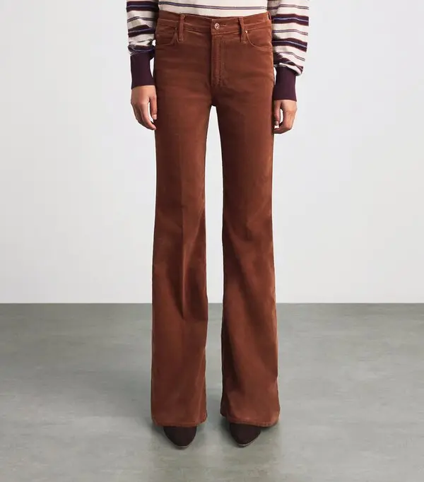 MOTHER Corduroy The Doozy Flared Trousers