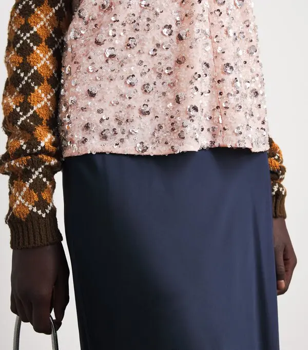 Rabanne Sequin Embellished Sleeveless Top
