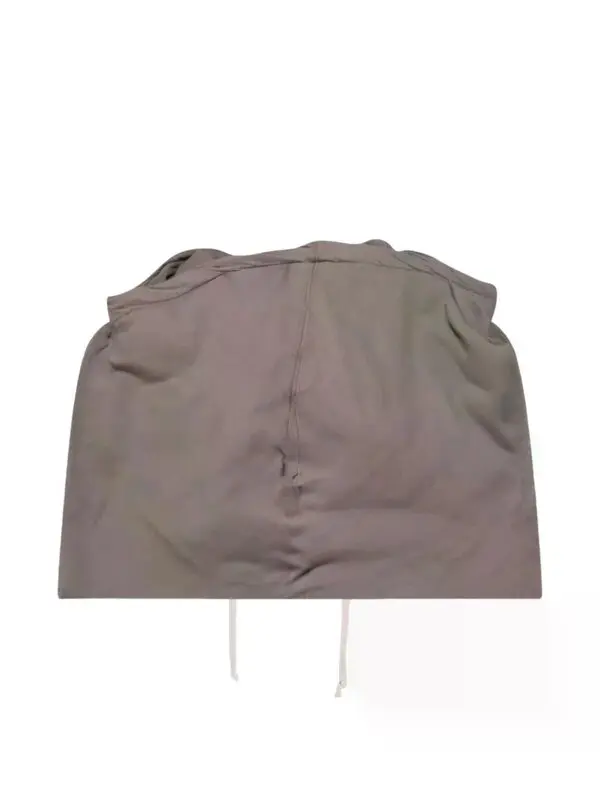 Rick Owens Cropped Drawstring Hoodie
