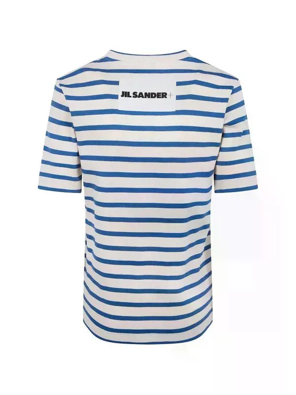 JIL SANDER Striped Crew-neck T-shirt