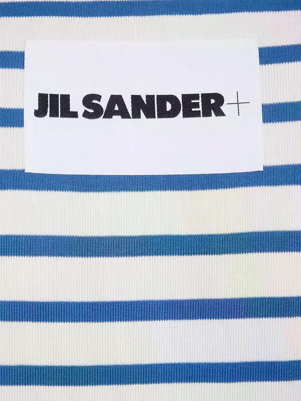 JIL SANDER Striped Crew-neck T-shirt