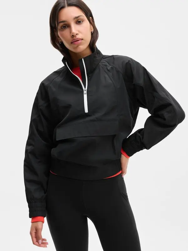 Athleta Half Zip Windbreaker