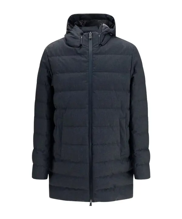 Herno Quilted Hooded Coat