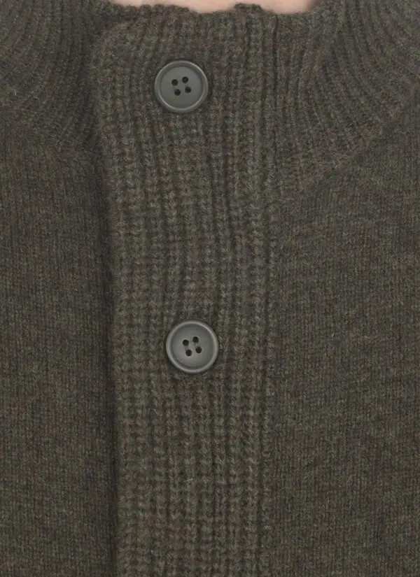 Barbour High-neck Button-up Cardigan
