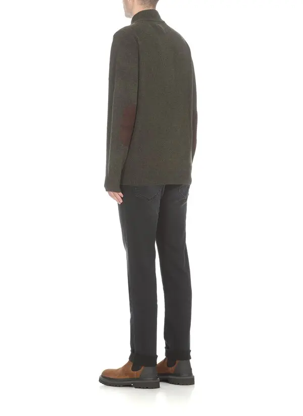 Barbour High-neck Button-up Cardigan