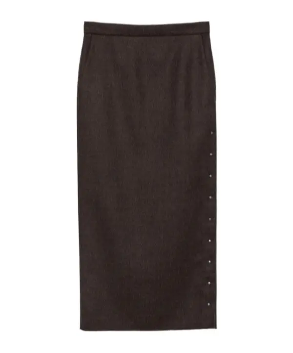 Max Mara Zippered Skirt - Brown