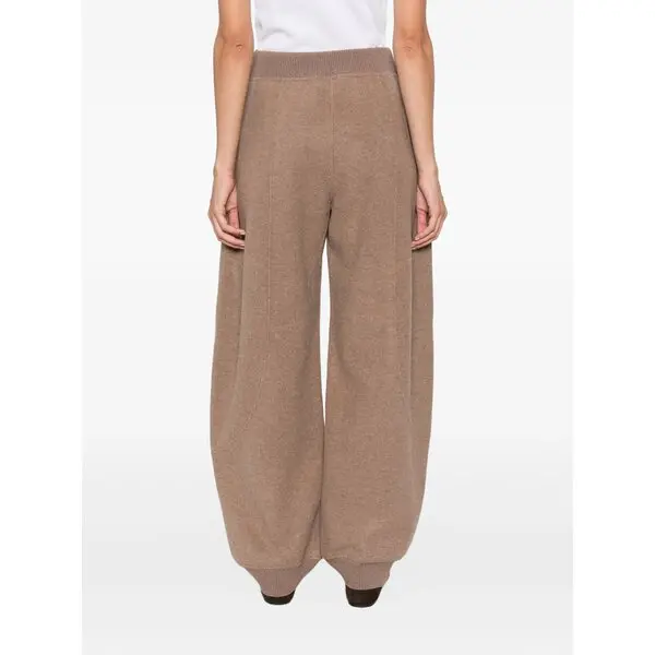 Max Mara Elastic-waist Casual Trousers - Light Brown