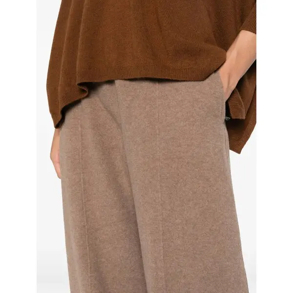 Max Mara Elastic-waist Casual Trousers - Light Brown