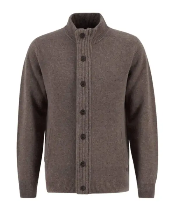 Barbour Stand Collar Cardigan