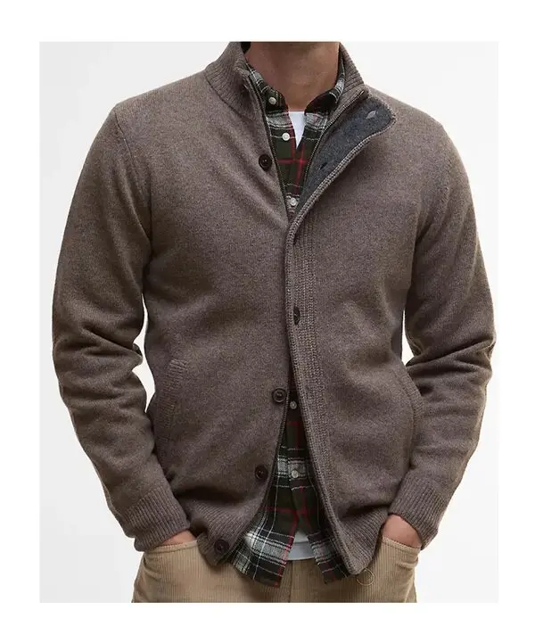 Barbour Stand Collar Cardigan