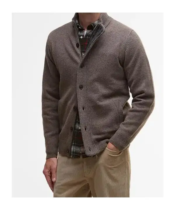 Barbour Stand Collar Cardigan