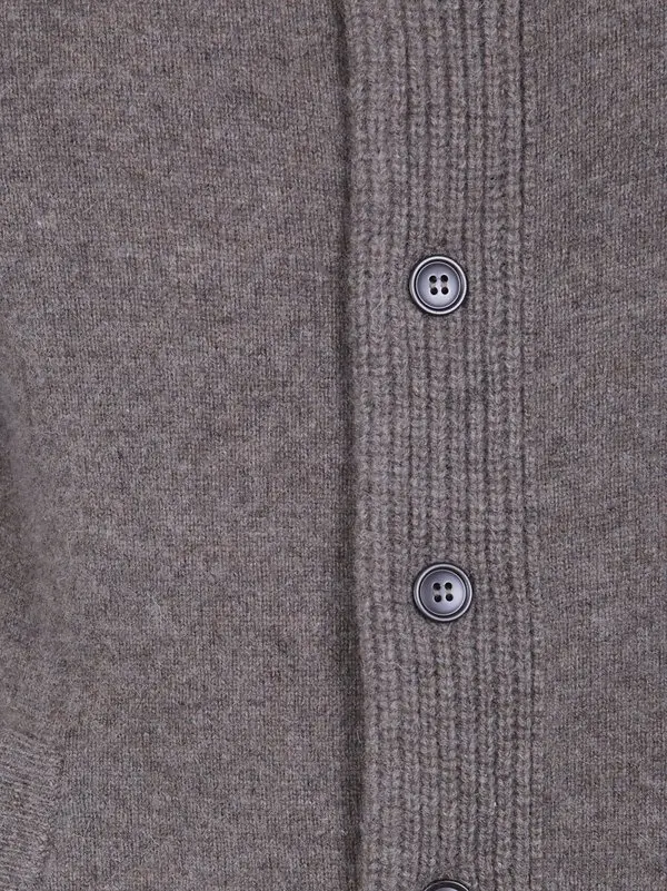 Barbour Stand Collar Cardigan - Brown