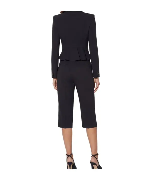 Elisabetta Franchi Veste En Double Crêpe Stretch