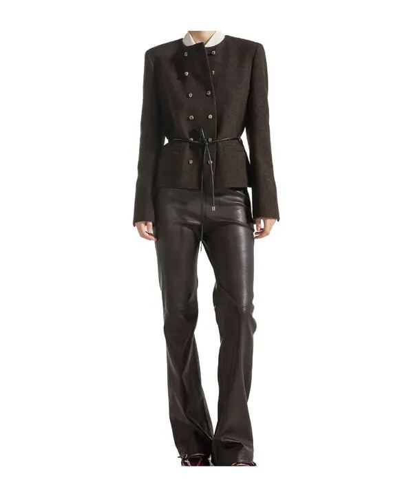 Seventy Wool Blend Jacket With Belt