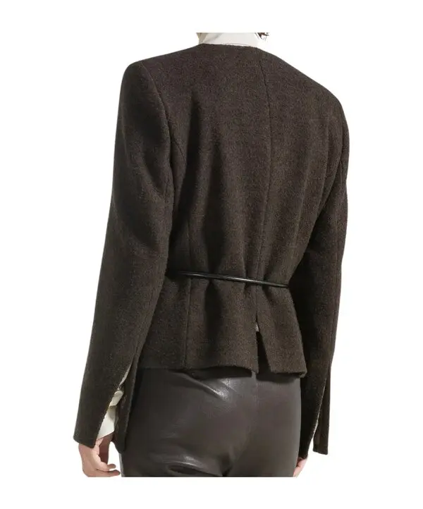 Seventy Wool Blend Jacket With Belt