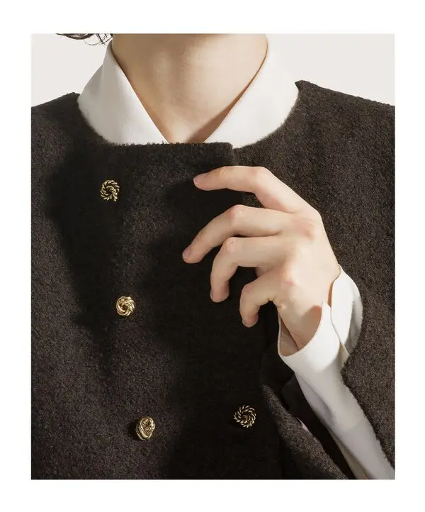 Seventy Wool Blend Jacket With Belt