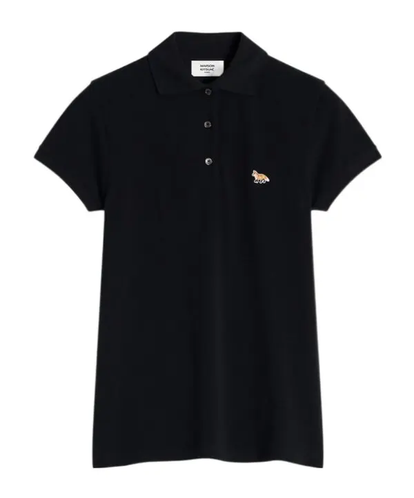 Maison Kitsuné Baby Fox Regular Polo - Black