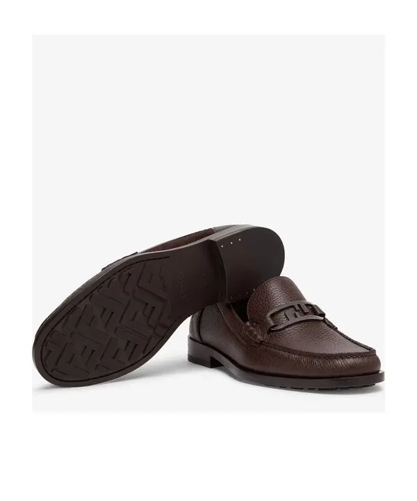 Fendi Olock Logo Plaque Loafers