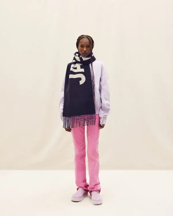 Jacquemus Logo Jacquard Fringed Edge Scarf