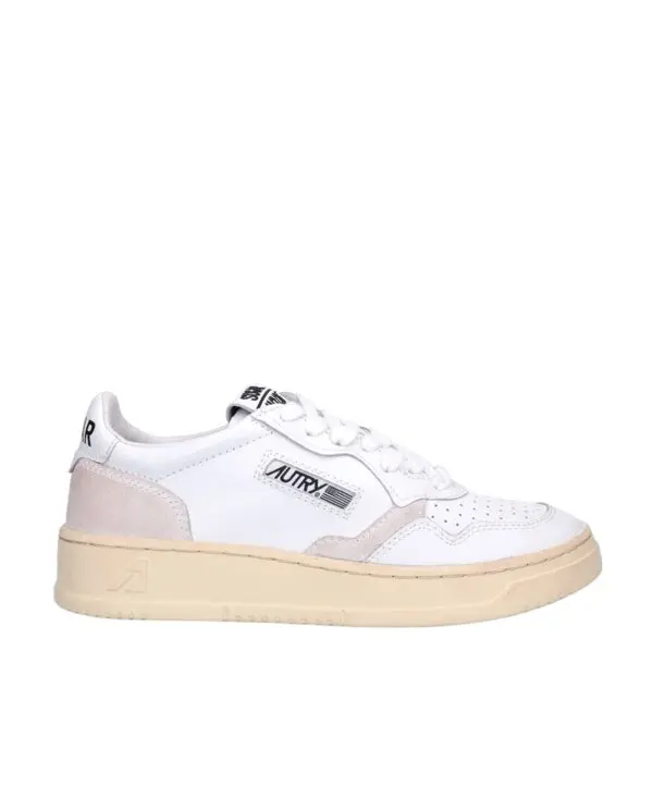 AUTRY Logo Low-cut Sneakers - White