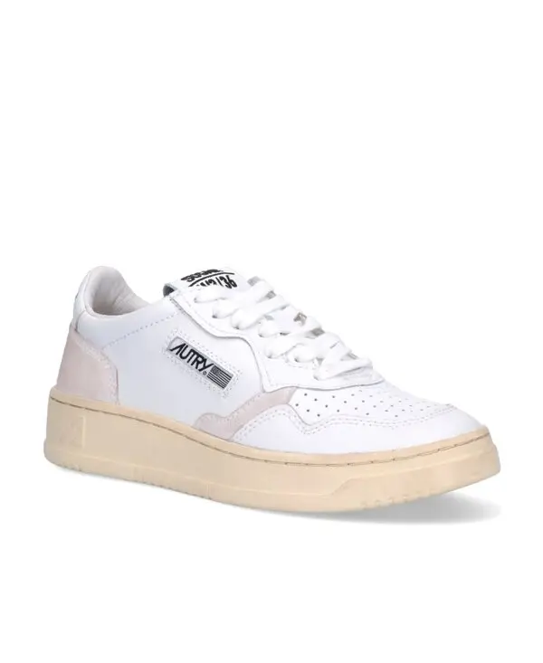AUTRY Logo Low-cut Sneakers - White