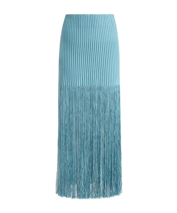 Alaïa Fringed Tube Skirt