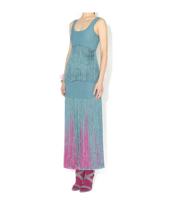 Alaïa Fringed Tube Skirt