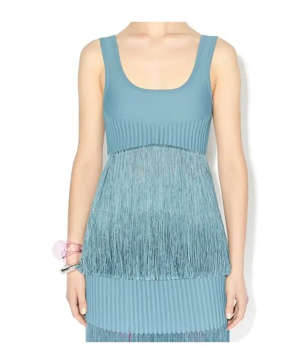 Alaïa Fringed Tube Skirt